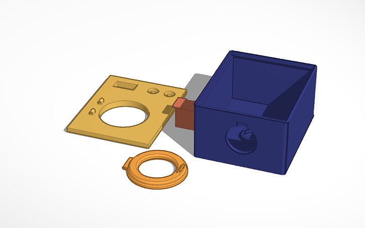 3D design snap circuit washin machine - Tinkercad