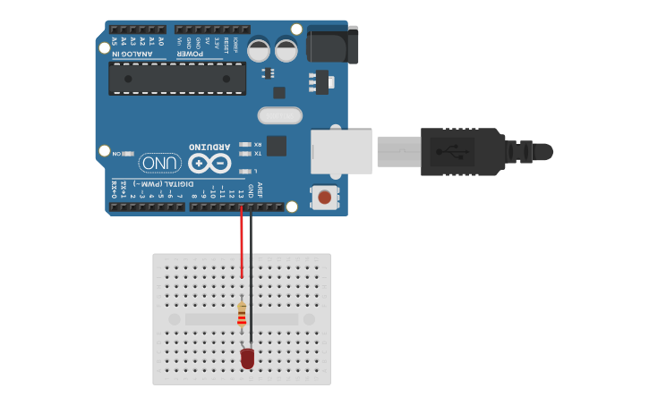 Circuit design Langsir Kuning | Tinkercad
