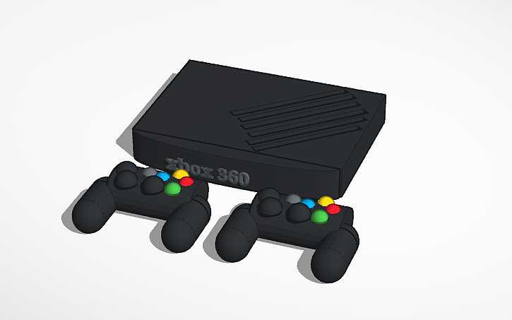 3D design xbox 360 - Tinkercad