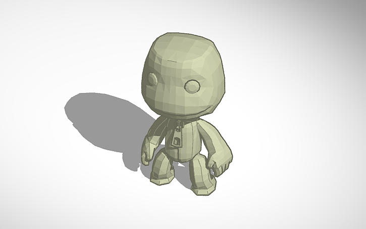 3D design sackboy | Tinkercad