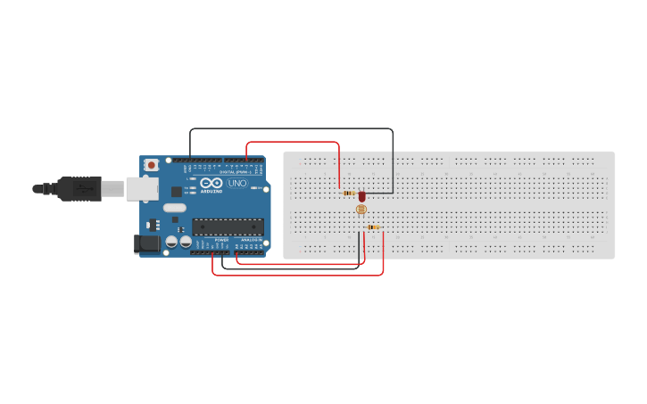 Circuit design LED | Tinkercad