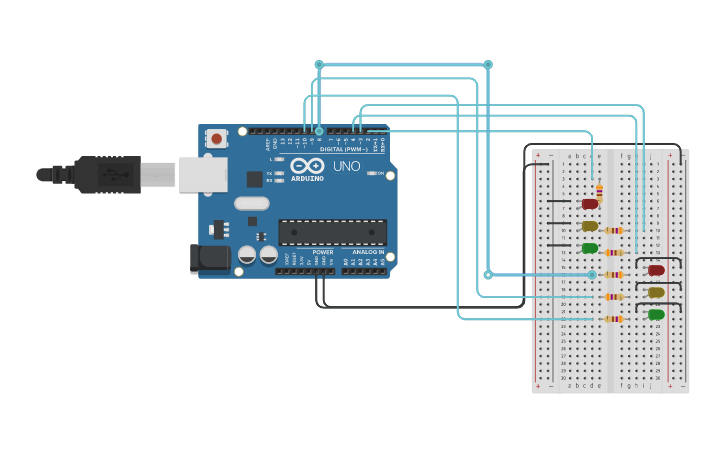 Circuit design Atividade Avaliativa 3 - Amanda Aquino 3A | Tinkercad