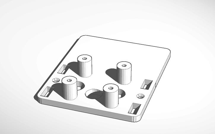 3D design ImmersionRC patch mount | Tinkercad