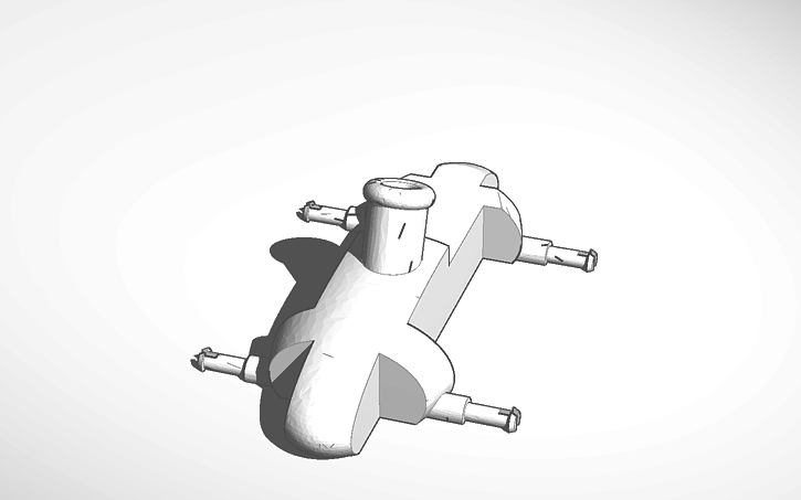 3D design Modified Air Propelled Car - Tinkercad