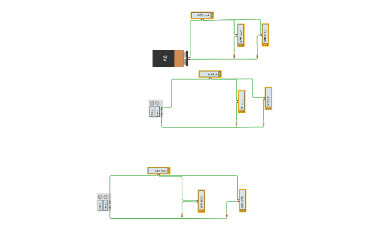 Circuit design 4ºE Carrión TK2-Paralelo | Tinkercad