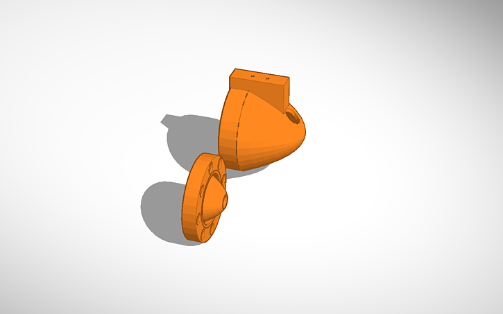 3D design RC light bucket - Tinkercad