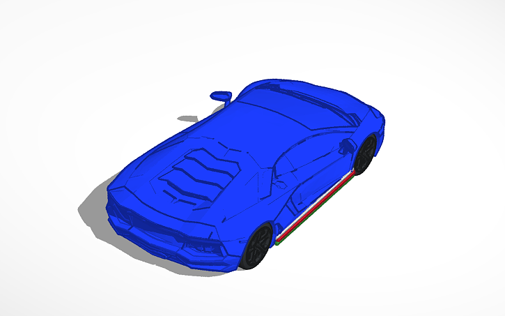 3D design sports car | Tinkercad