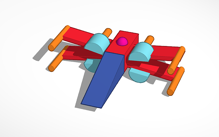 3D design X wing | Tinkercad