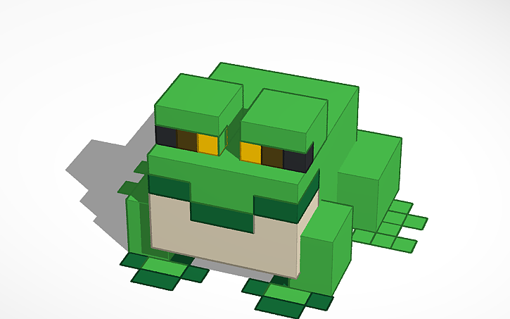 3D Design Minecraft Frog Tinkercad 3d-design-minecraft-frog-tinkercad