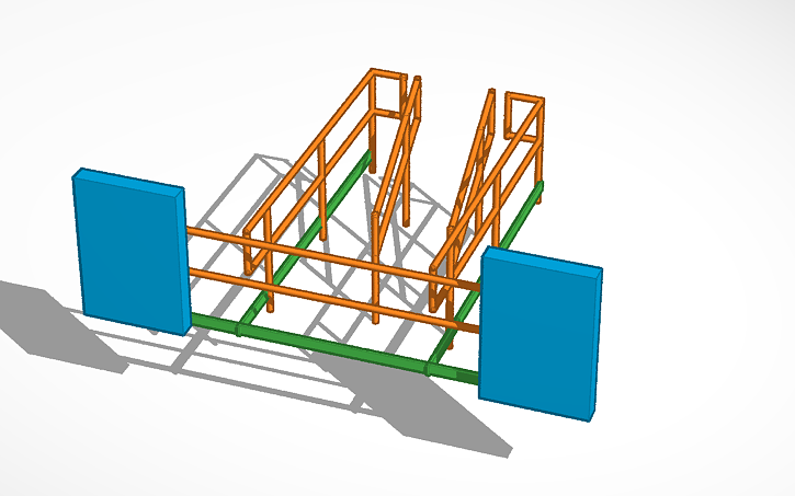 3D design Drop in Handrail | Tinkercad