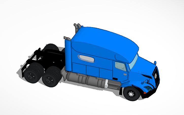 3D design The Most Powerful Volvo Semi in the world - Tinkercad