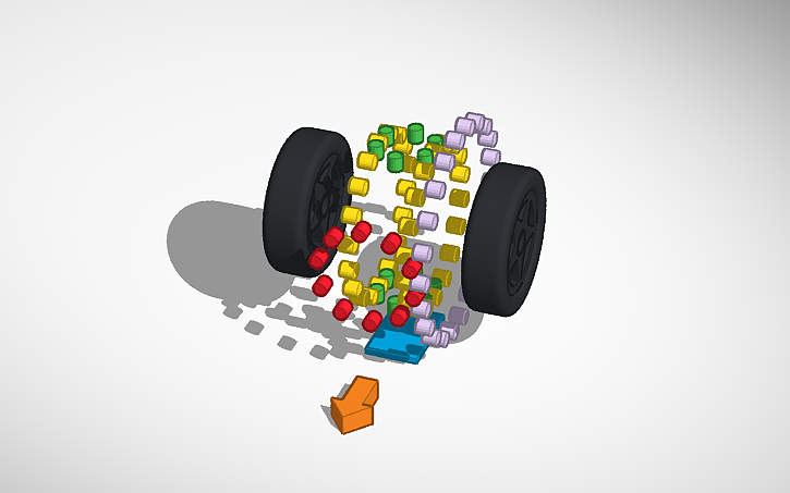 3D design Differential Gear SIM LAB - Tinkercad