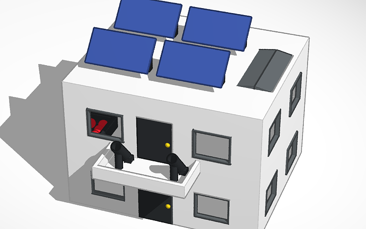 3D design space house - Tinkercad