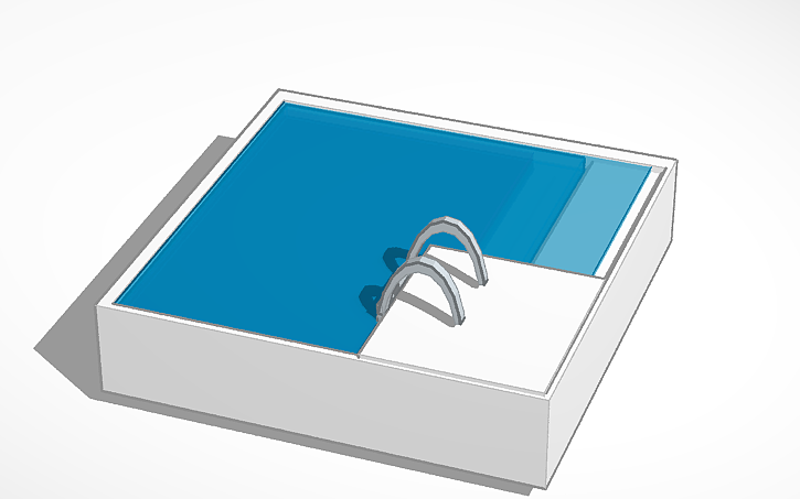 3D design Swimming pool - Tinkercad