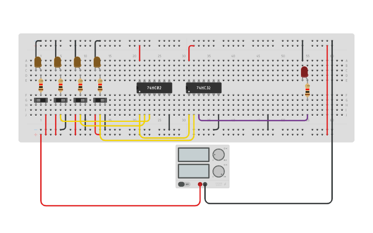 Circuit design K-map | Tinkercad