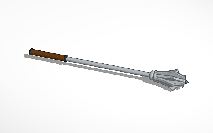 3D design My take on a Mace - Tinkercad