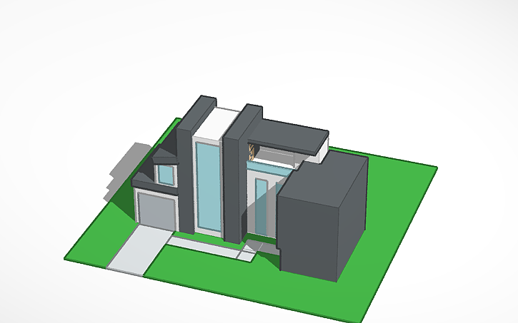 3D design Modern House | Tinkercad