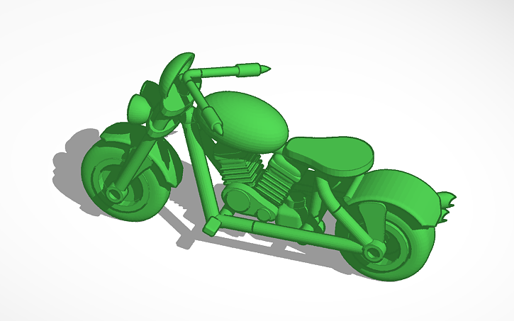 3D design Motorcycle - Tinkercad