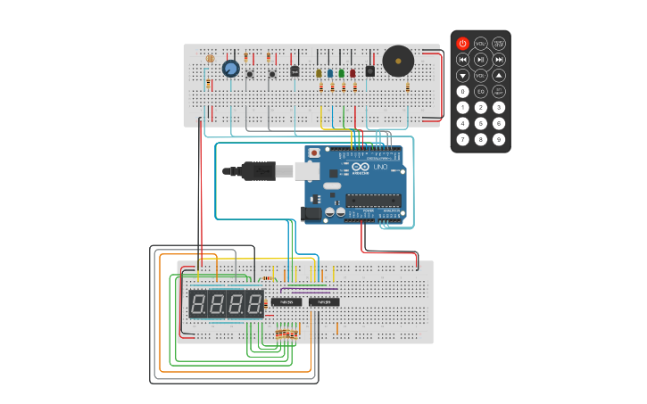 Circuit design Rich Shield - Tinkercad