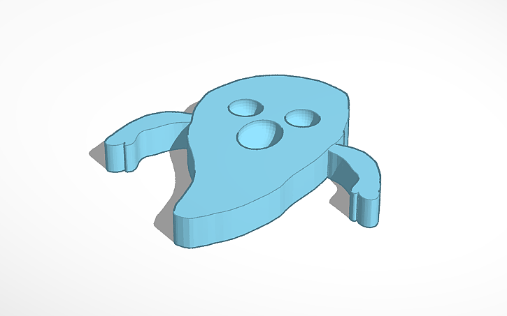 3D design ghost - Tinkercad