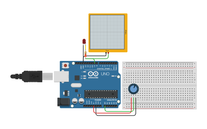 Circuit Design Fade Led Tinkercad