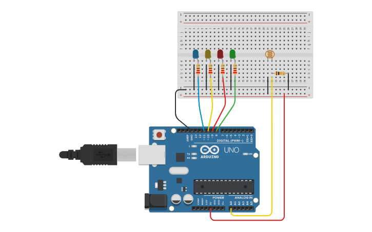 Circuit design Razel Mae Del Puerto | Tinkercad