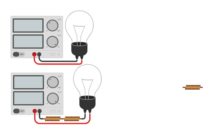 Circuit design Inductor demonstration - Tinkercad