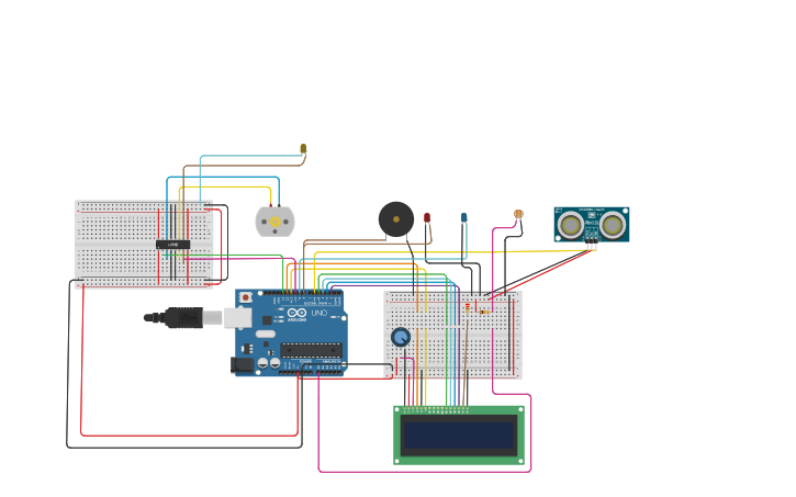 Circuit design WATER QUALITY SYSTEM - Tinkercad