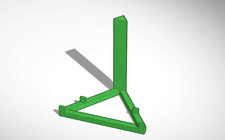 3D design smartphone stand - Tinkercad