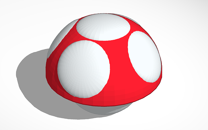 3D design Toad stool - Tinkercad
