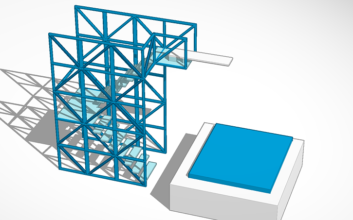 3D design Diving Board - Tinkercad