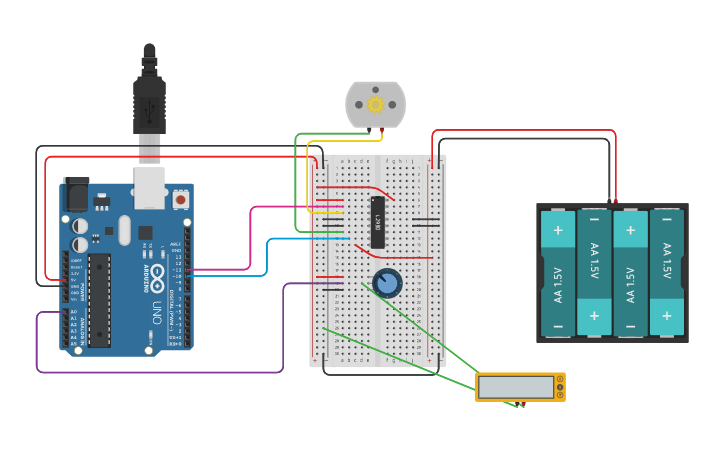 Circuit design 9/14/21 sensor intro | Tinkercad