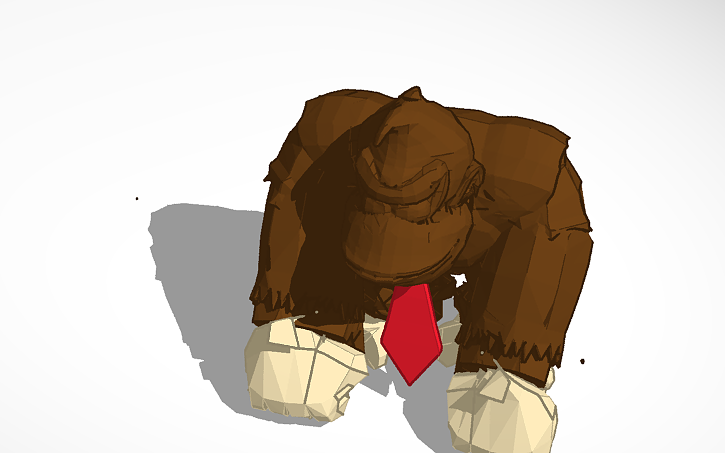 3D design Donkey Kong - Tinkercad