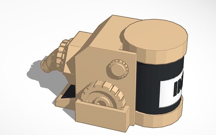 3D design the ink machine - Tinkercad