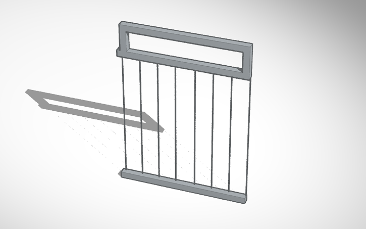 3D design warehouse handrail gate | Tinkercad