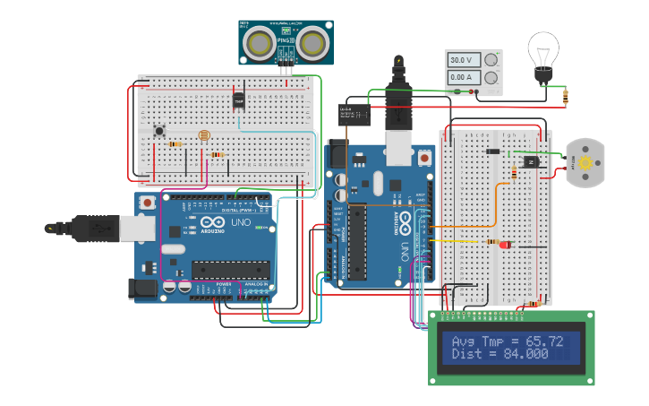 Circuit design Project Lab Interface final - Tinkercad