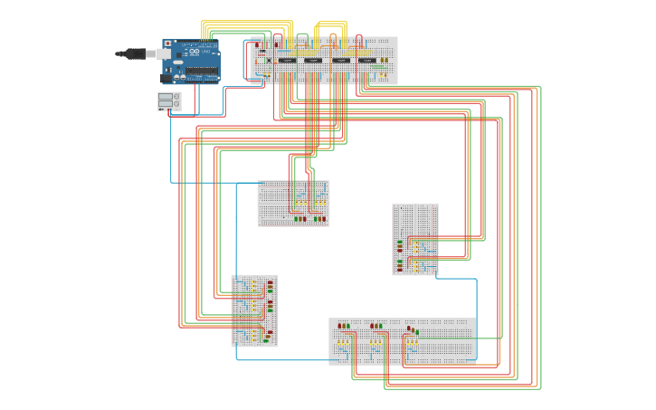 Circuit design Kruispunt centrale FS v3 | Tinkercad
