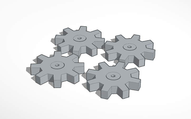 3D design Gears - Tinkercad
