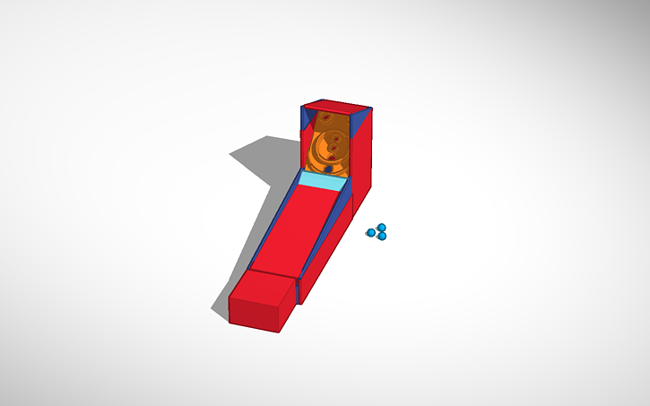 3D design Skeeball Internship Project - Tinkercad