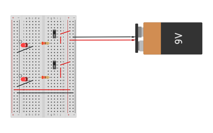 Circuit design Activity 7- Parallel Circuit | Tinkercad