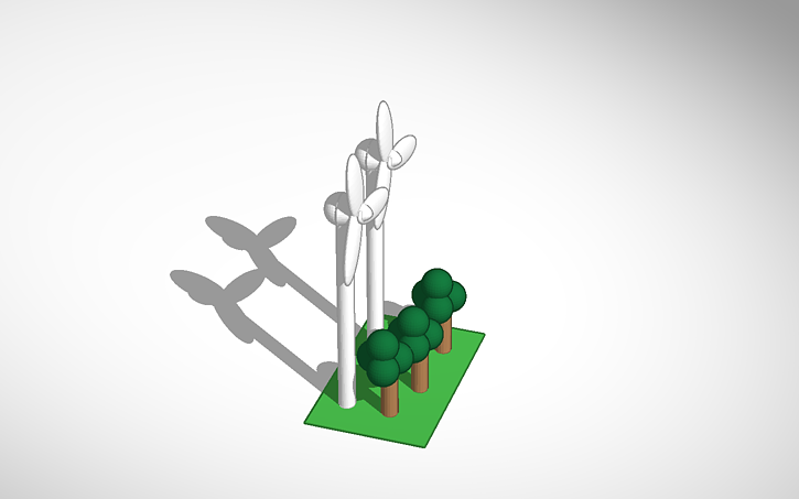 3D design windmill - Tinkercad