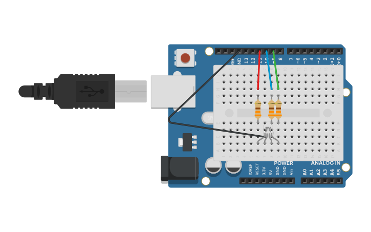 Circuit design tarefa 4.2.1.9 | Tinkercad