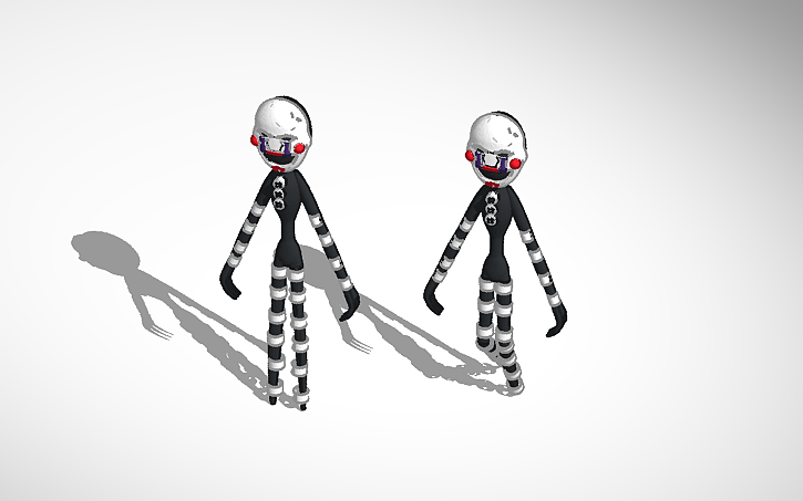 3D design FNAF 2 Classic Puppet/Marionette - Tinkercad