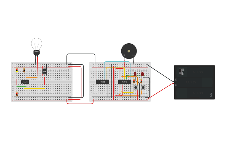 Circuit design tugas uas | Tinkercad
