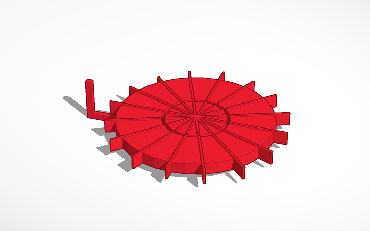 3D design code wheel - Tinkercad