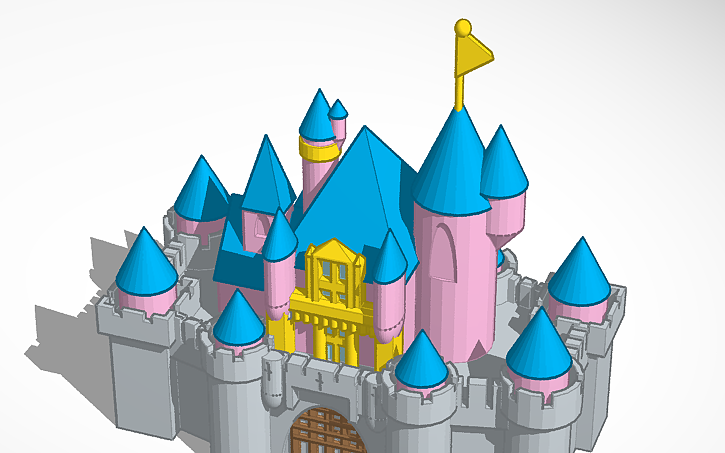 3D design Disney Castle | Tinkercad