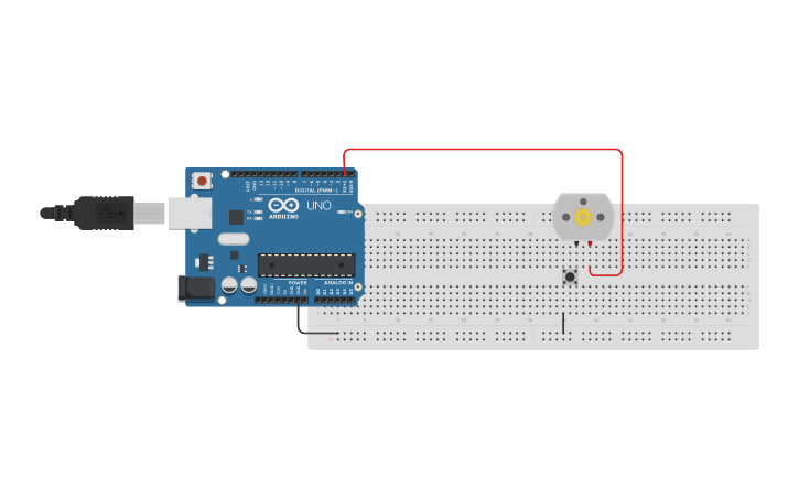 Circuit design Arduino movimiento motor Rodrigo Romero | Tinkercad