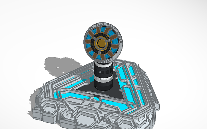 3D design ark reactor - Tinkercad