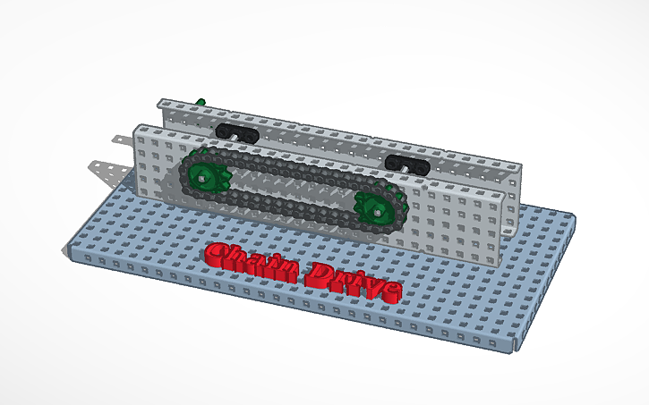 3D design Chain Drive - Tinkercad