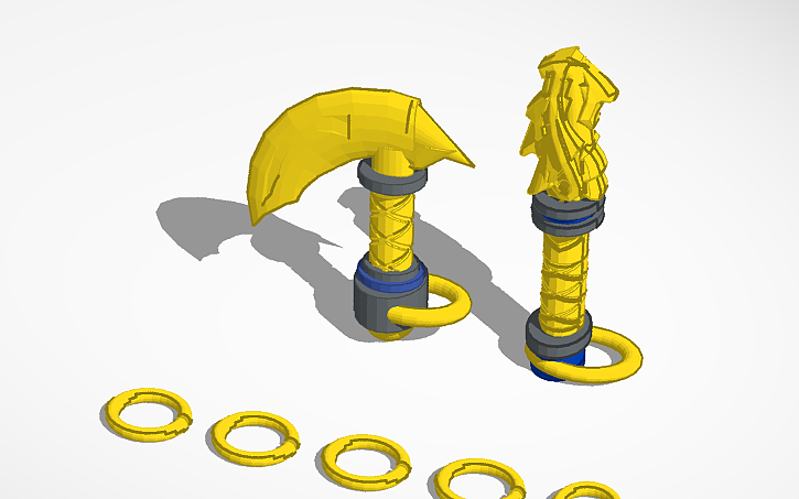 3D design Jay's Nunchucks - Tinkercad